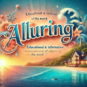 英単語「Alluring」の意味と使い方を徹底解説 – Atsushi's Life in Korea